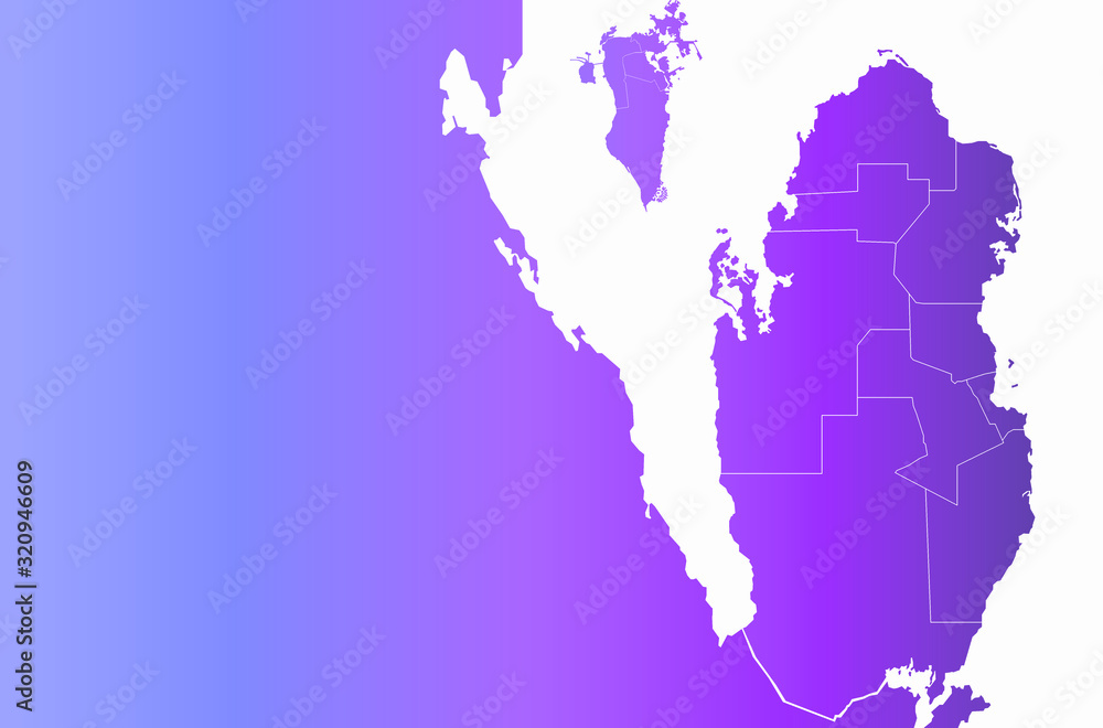 qatar map. arab countries map. middle east countries map. Stock Vector ...