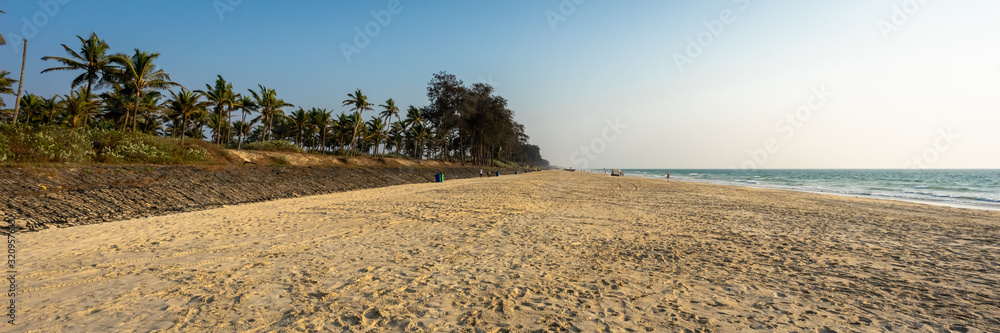 Garbage containers installed on beach. Campaign against environmental ...