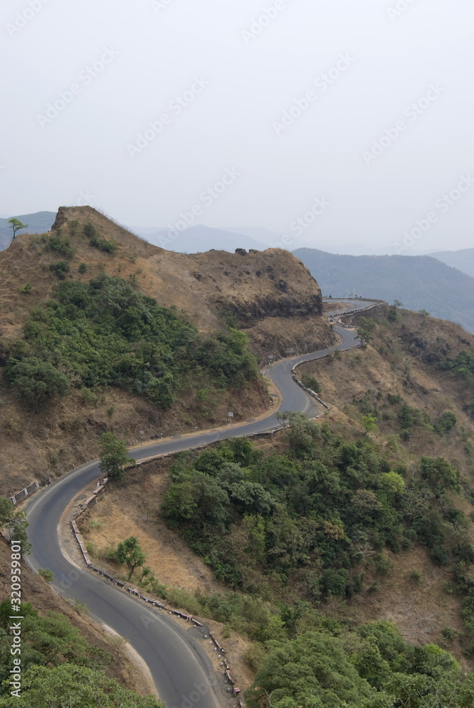 Gaganbawda ghat. Situated on the sahyadri range or western ghat. Stock ...