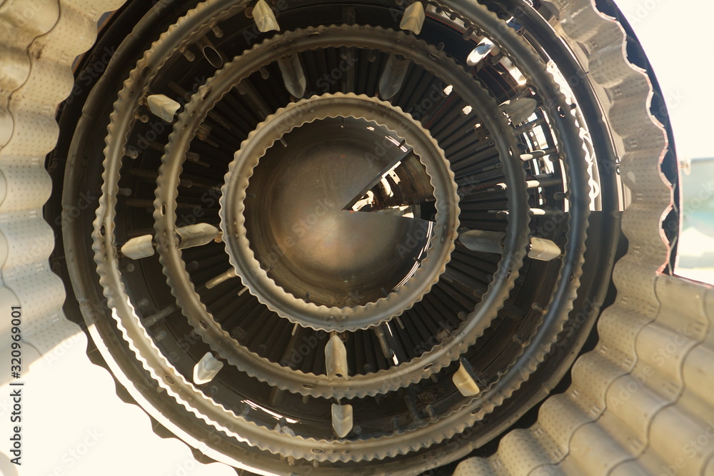 Motion element Inside aircraft motor Stock Photo | Adobe Stock