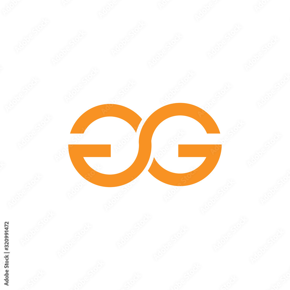 Initial letter gg logo vector design template Stock Vector | Adobe Stock