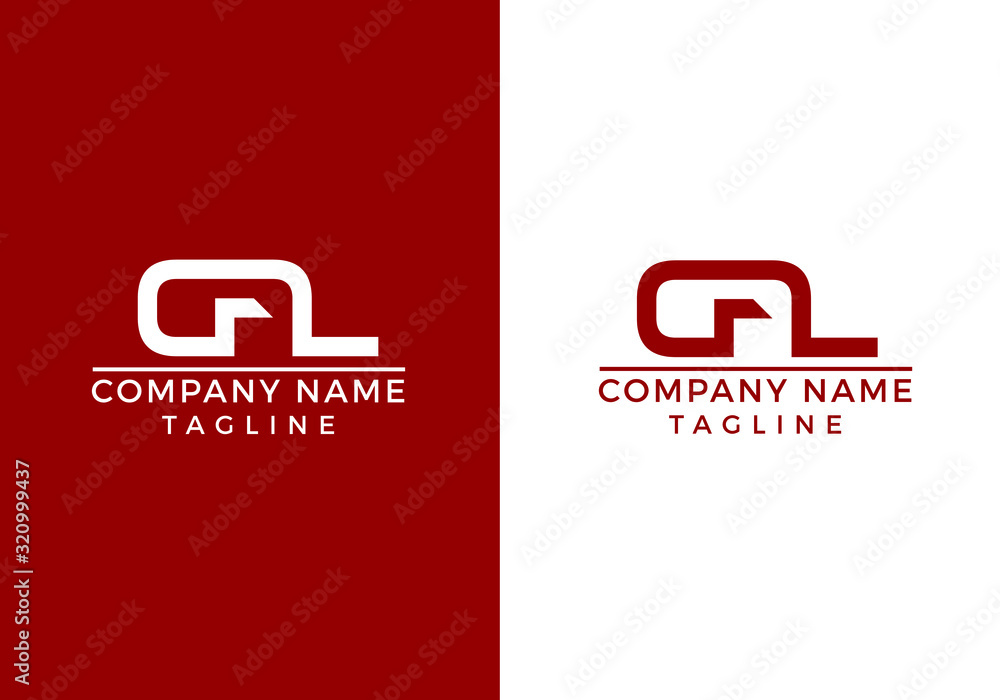 Alphabet abstract letters monogram icon logo G A L GA or GAL design in ...