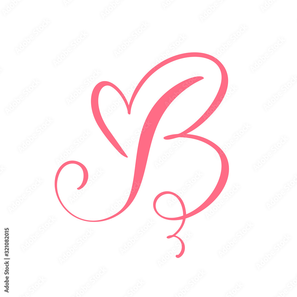 Calligraphy Letter B Designs