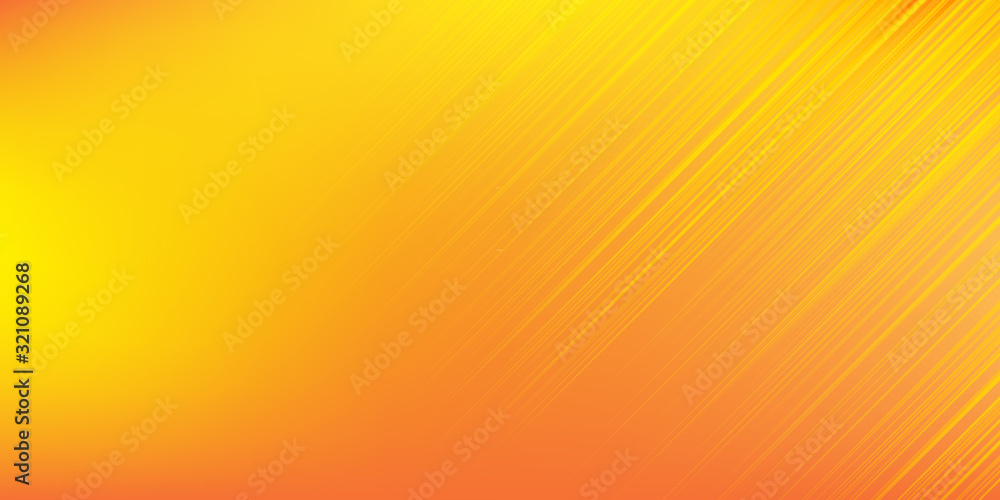Fresh orange gradient shiny lines abstract background. Vector ...