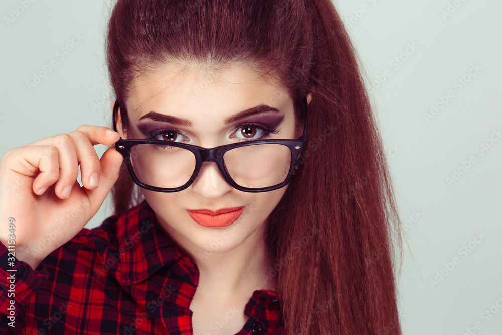 confused skeptical woman thinking looking at you with disapproval ...