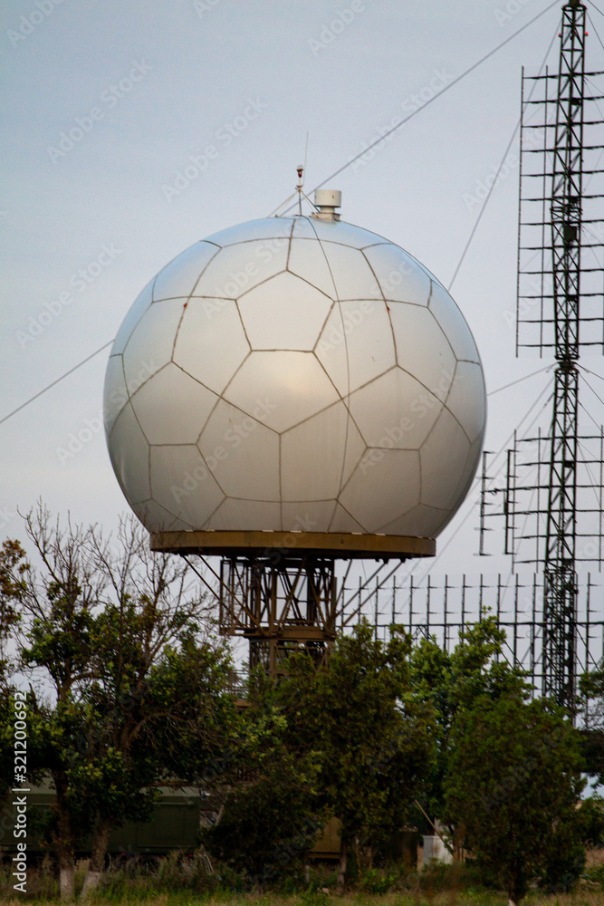 Russian Secret Military Radio Locating Station for Aircraft and Missile ...