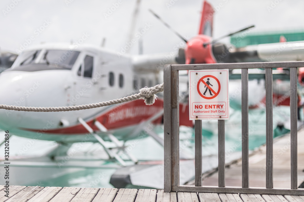 Male, Maldives – May 10, 2019: TMA - Trans Maldivian Airways Twin Otter ...