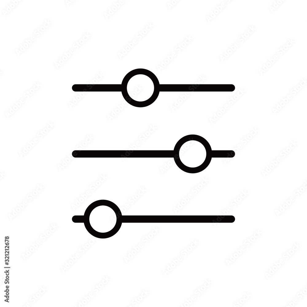 filter icon design vector logo template EPS 10 Stock Vector | Adobe Stock