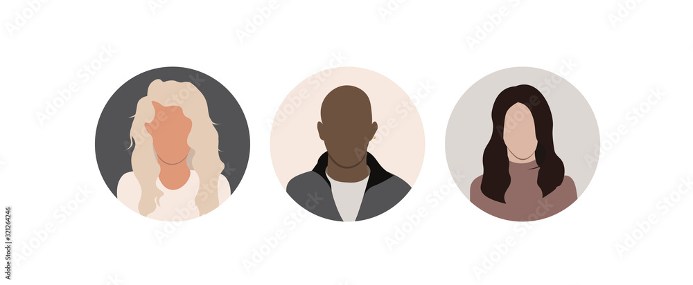 UX analysis, user research persona Stock Vector | Adobe Stock