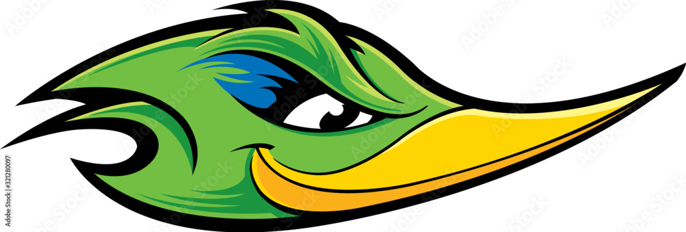 Roadrunner mascot Stock Vector | Adobe Stock