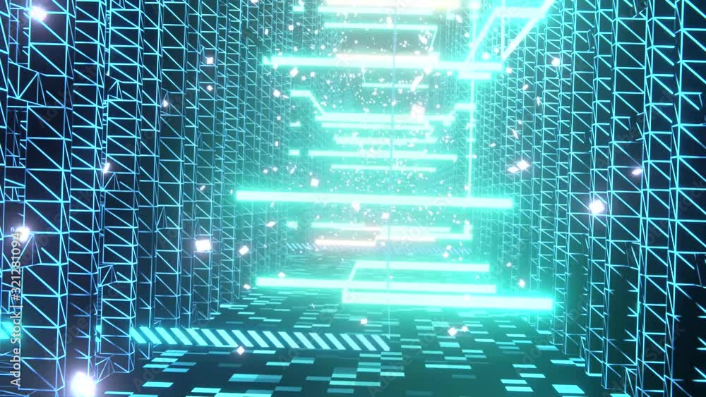 Zoom abstract Binary Code Strings and Transferring of Big Data. Binary ...