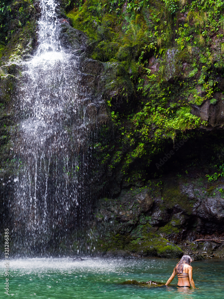Maui, Hawaii Hana Highway - Three Bears Falls, Upper Waikani Falls ...
