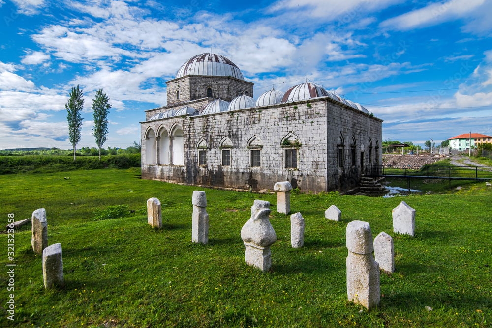 Lead mosque (Xhamia e Plumbit) in Shkoder, (Shkodra) Albania during ...