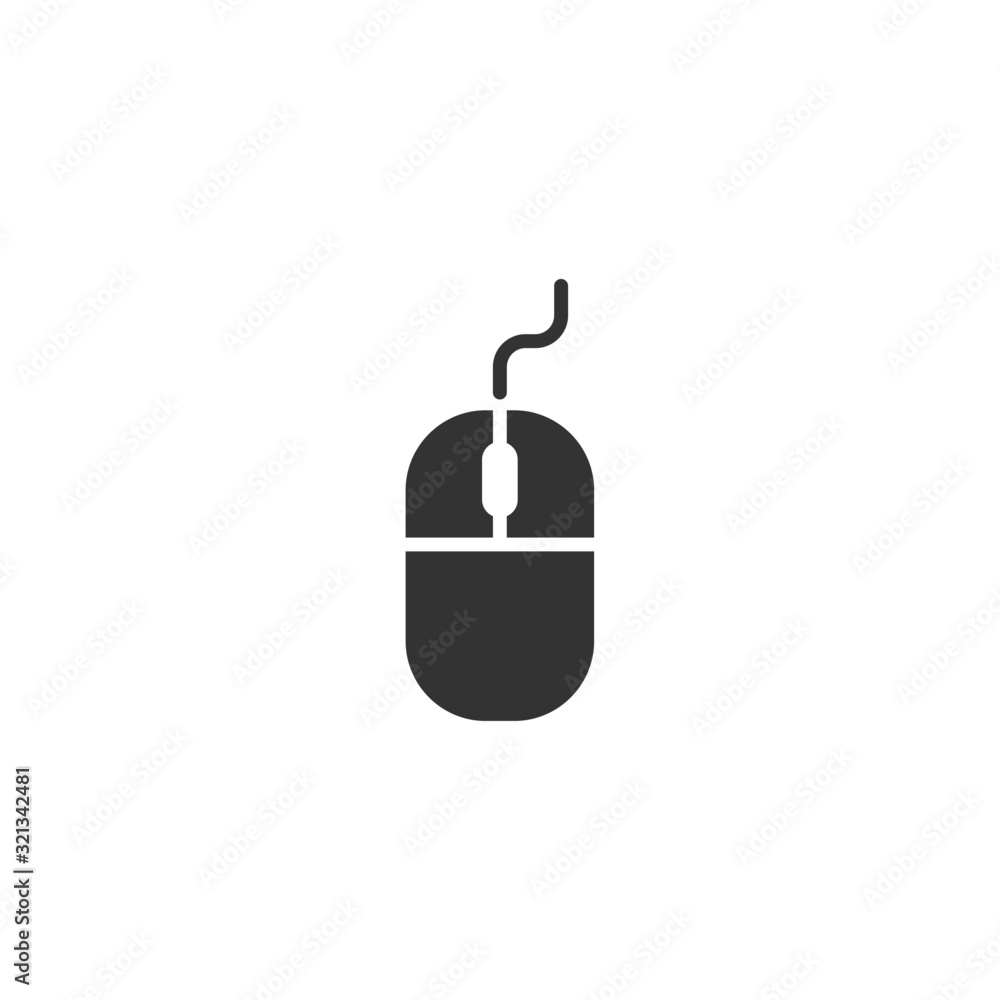Mouse icon template color editable. Mouse symbol vector sign isolated ...