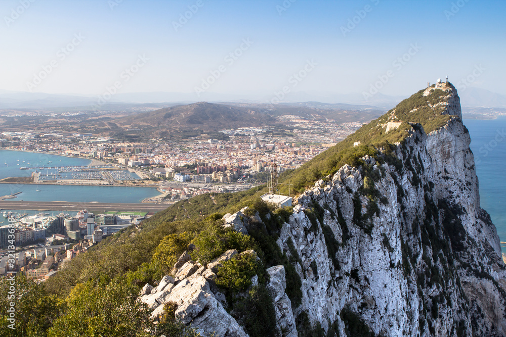 Rock of Gibraltar, Iberian peninsula, UK Stock Photo | Adobe Stock