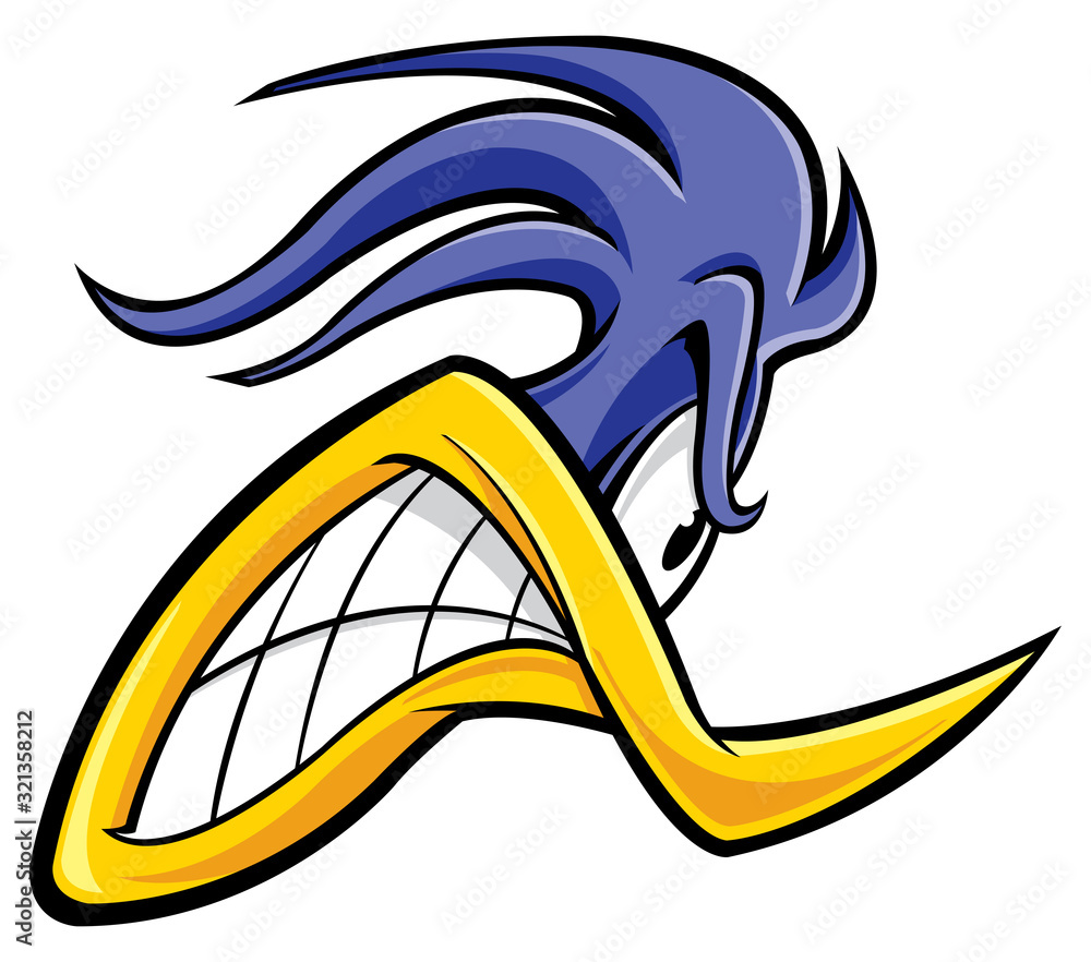 Vetor de Roadrunner mascot do Stock | Adobe Stock