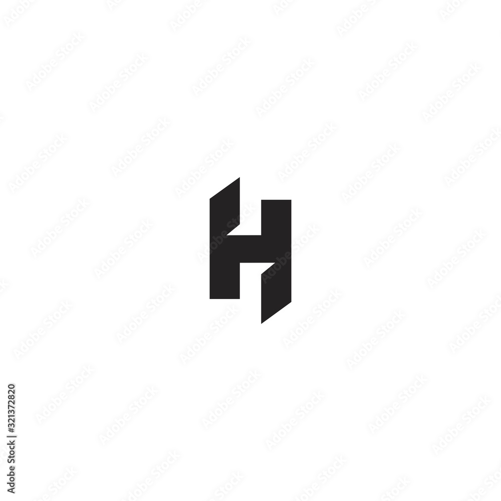 H logo icon design template Stock Vector | Adobe Stock