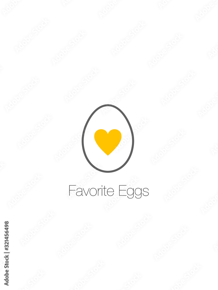 Egg logo on a white background Stock Vector | Adobe Stock