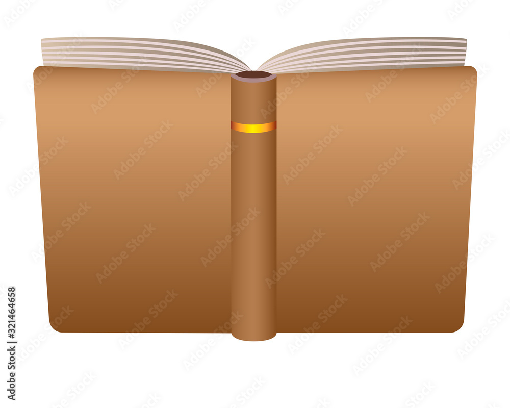 Open book cover - background for your text or images. Vector mocap ...