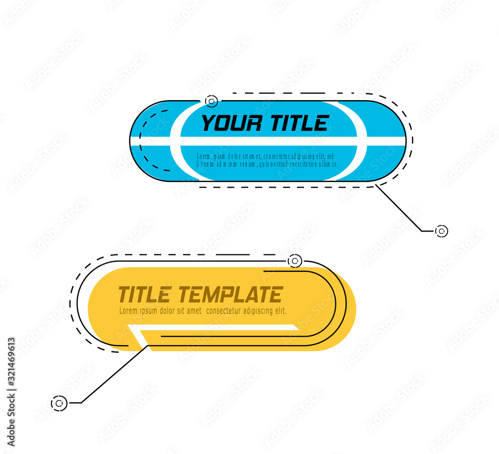 Digital callouts, footnotes. Layout for links and digital information ...