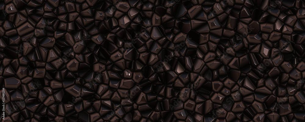 3d material chocolate crystal gravel texture background Stock ...