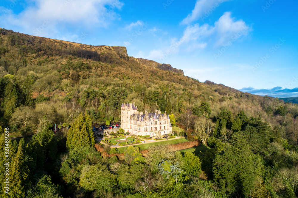 Cave Hill Country Park and Belfast castle, built in 19th century ...
