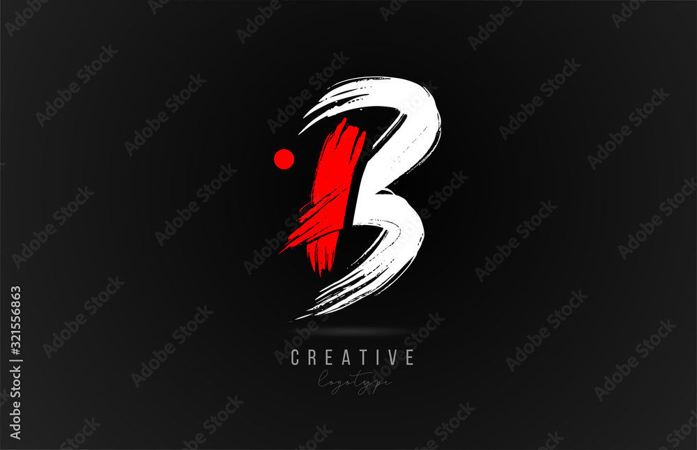 Red And Black Letter B Logo