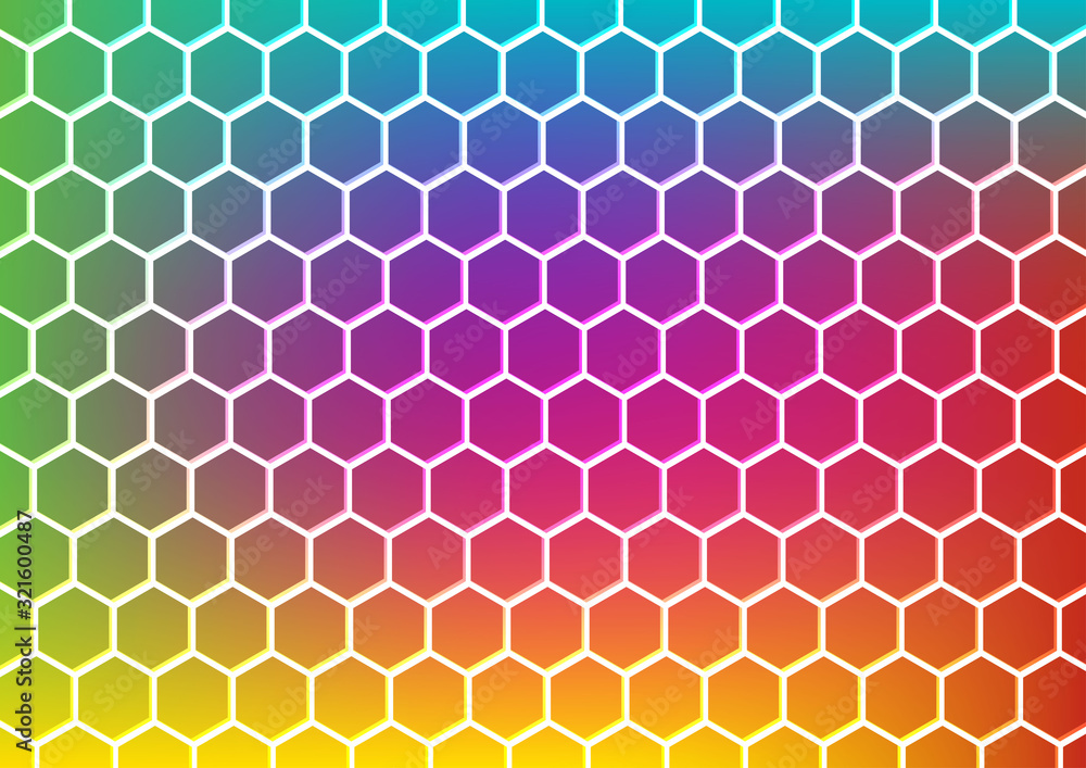 Abstract hexagon pattern for background design. Designs for banner ...