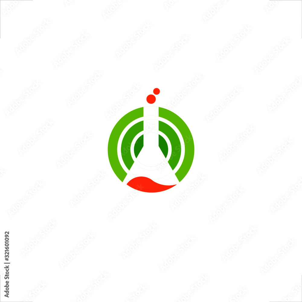 lab logo signal symbol science design Stock Vector | Adobe Stock