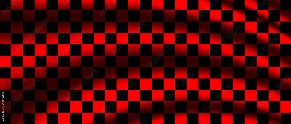 red and black checkered flag for racing background and texture. Stock ...