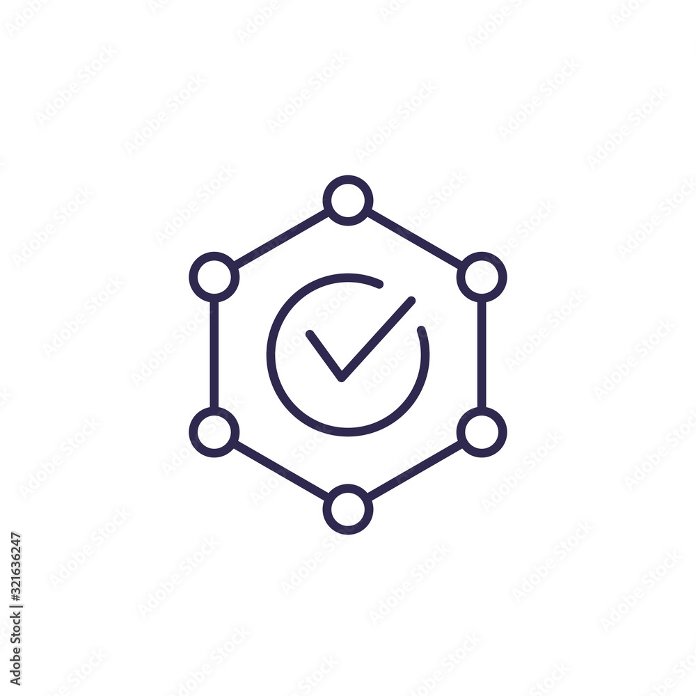 integrity vector line icon Stock Vector | Adobe Stock