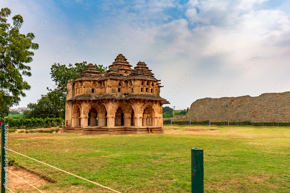 Lotus Mahals architectural designed palaces are identified by its lotus ...