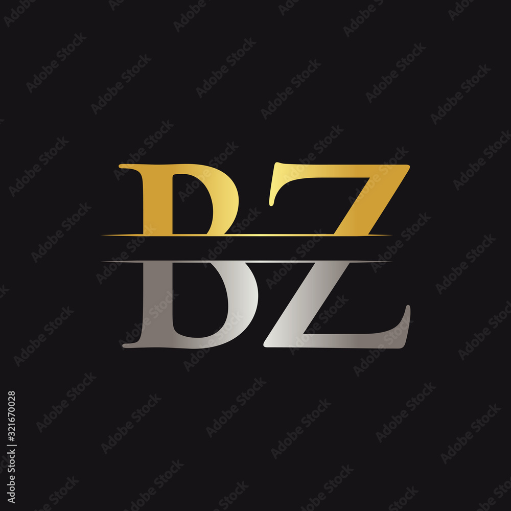 Initial BZ Letter Logo With Creative Modern Business Typography Vector ...