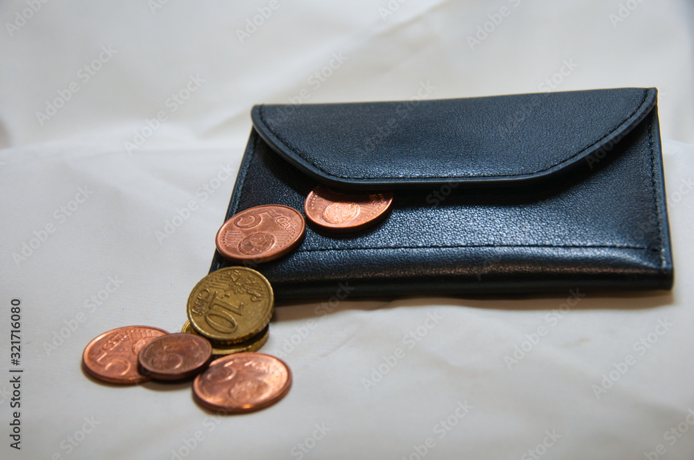 Wallet With Money Coming Out