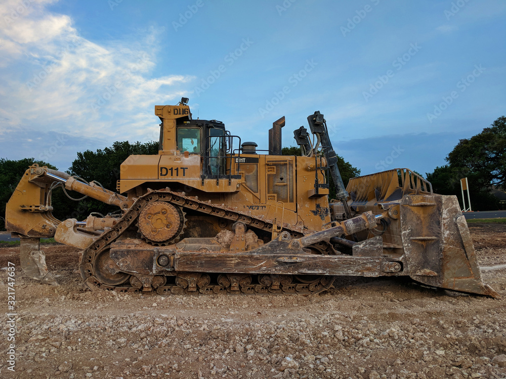 Bulldozer Side View