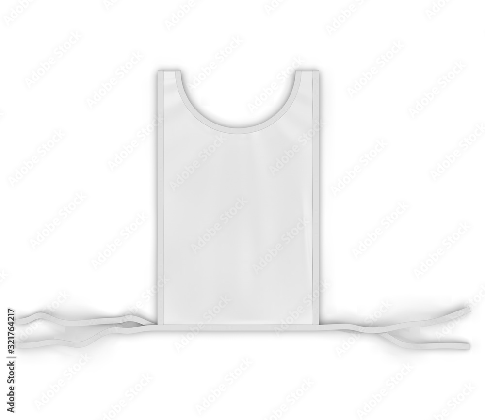 Blank sports number bib for mock up, 3d render illustration. Stock ...