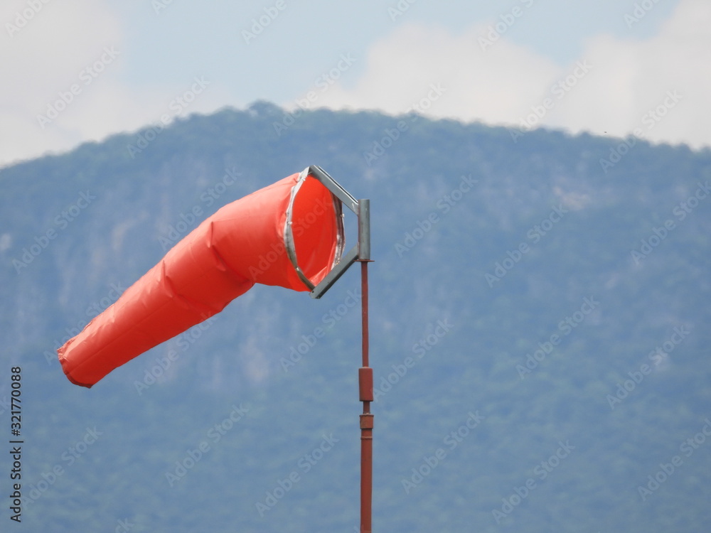 cono viento, wind cone, airport, signal, airplane, plane, landing ...