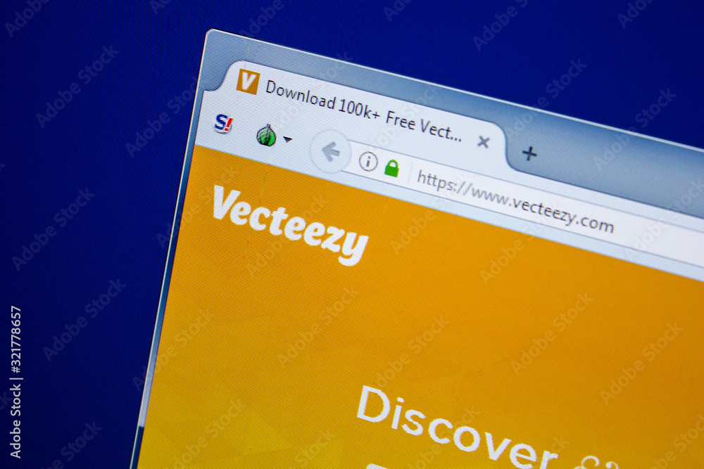 Ryazan, Russia - July 24, 2018: Homepage of Vecteezy website on the ...
