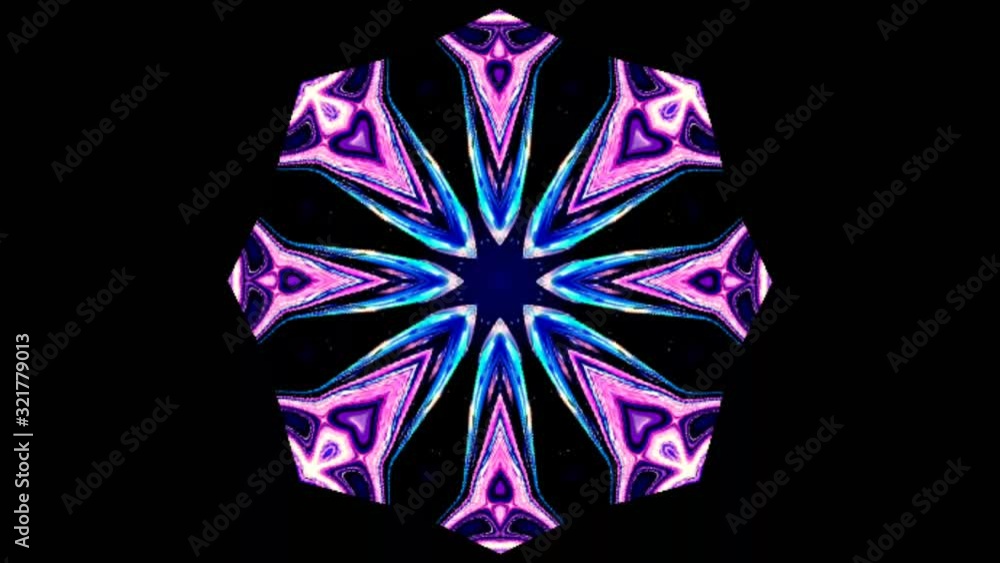 Seamless video background loop. Ethnic pattern of colorful Stock Video ...