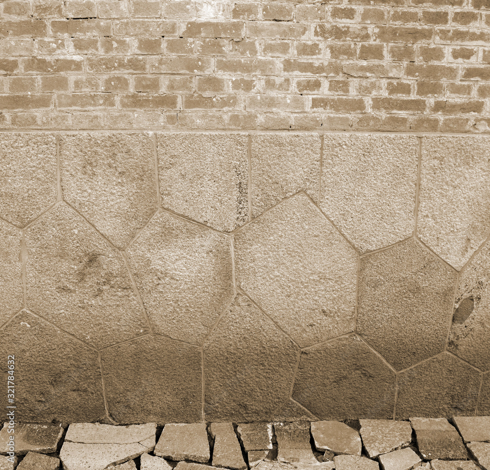 Polygonal foundation masonry. The masonry is similar to the abandoned ...