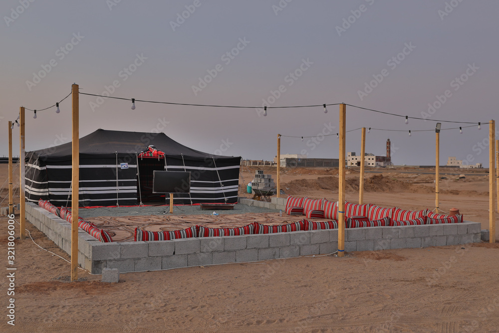 Foto de Arab tent (Majlis) for family gathering or Jeddah parties ...
