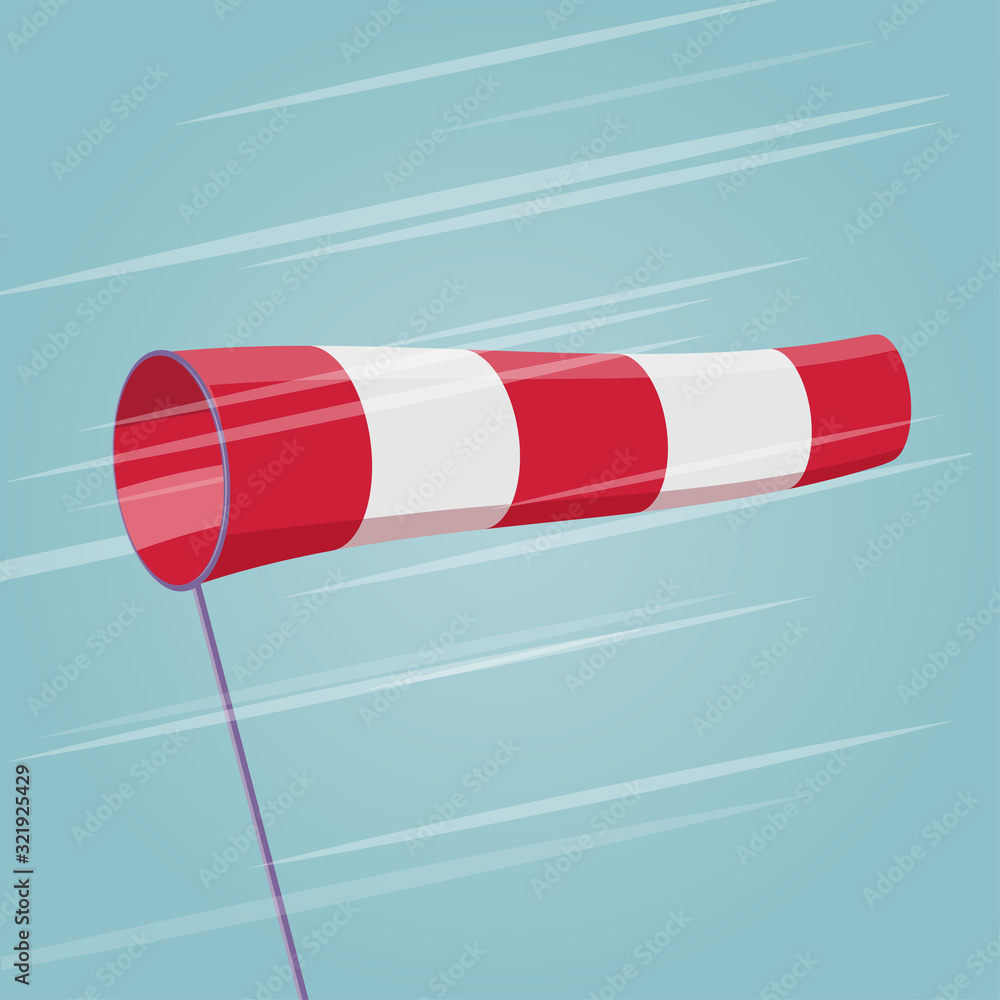 windsock cartoon illustration Stock Vector | Adobe Stock