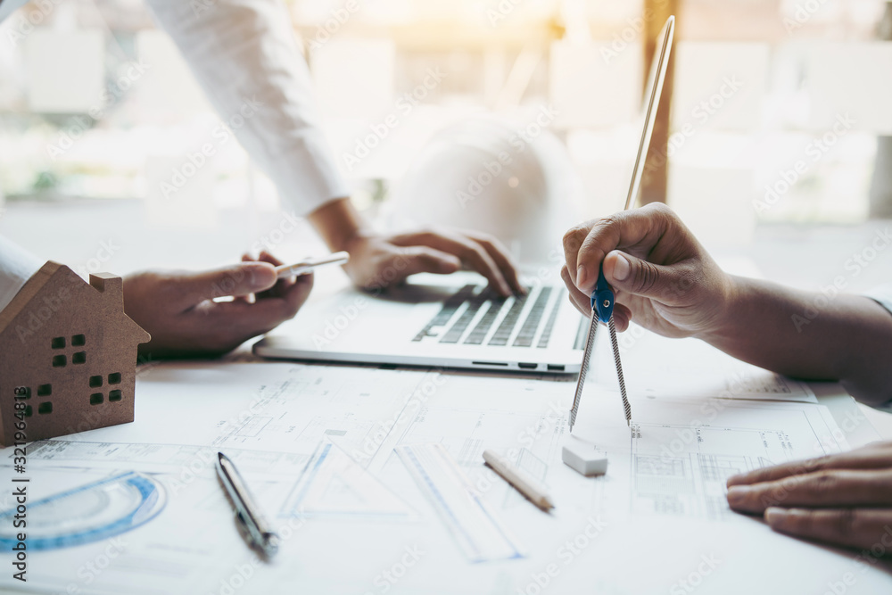 Engineers are helping to design work on blueprints and collaborate on ...