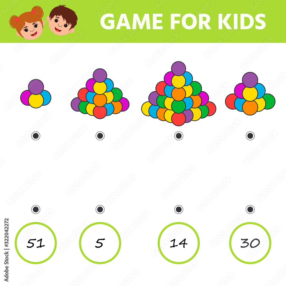 Education logic game for kids development of logic iq. Kids activity ...
