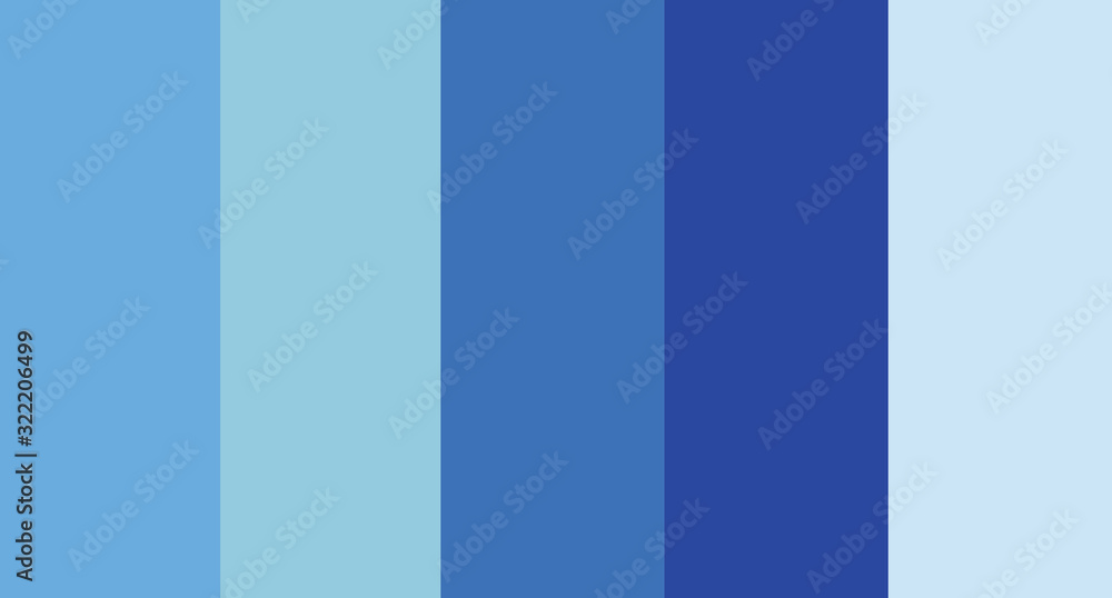 Blue color palette vector illustration Stock Vector | Adobe Stock