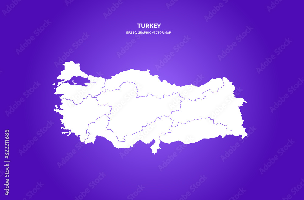 world map. turkey map outline in vector. turkey map with gray. turkey ...
