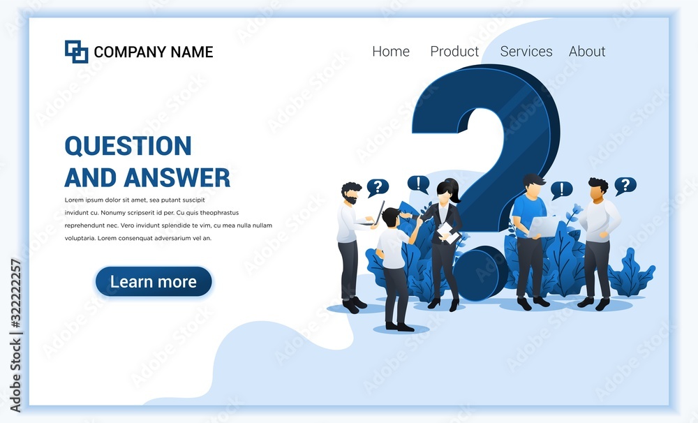 Frequently Asked Question concept with people asking to support center ...