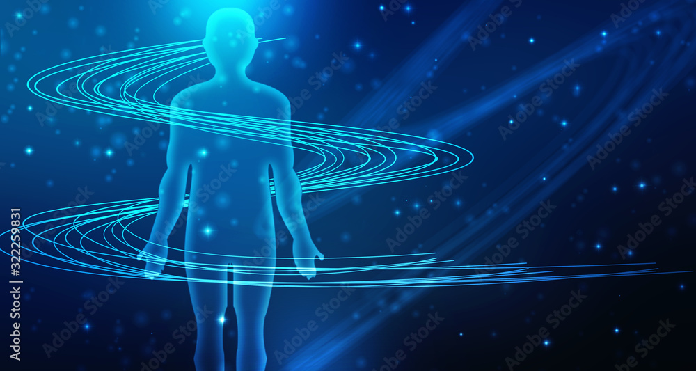 2d illustration Human Male Muscle Body Stock Illustration | Adobe Stock