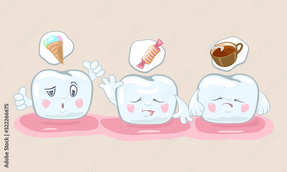Visual nutritional guidelines, recommendations to keeping teeth white ...