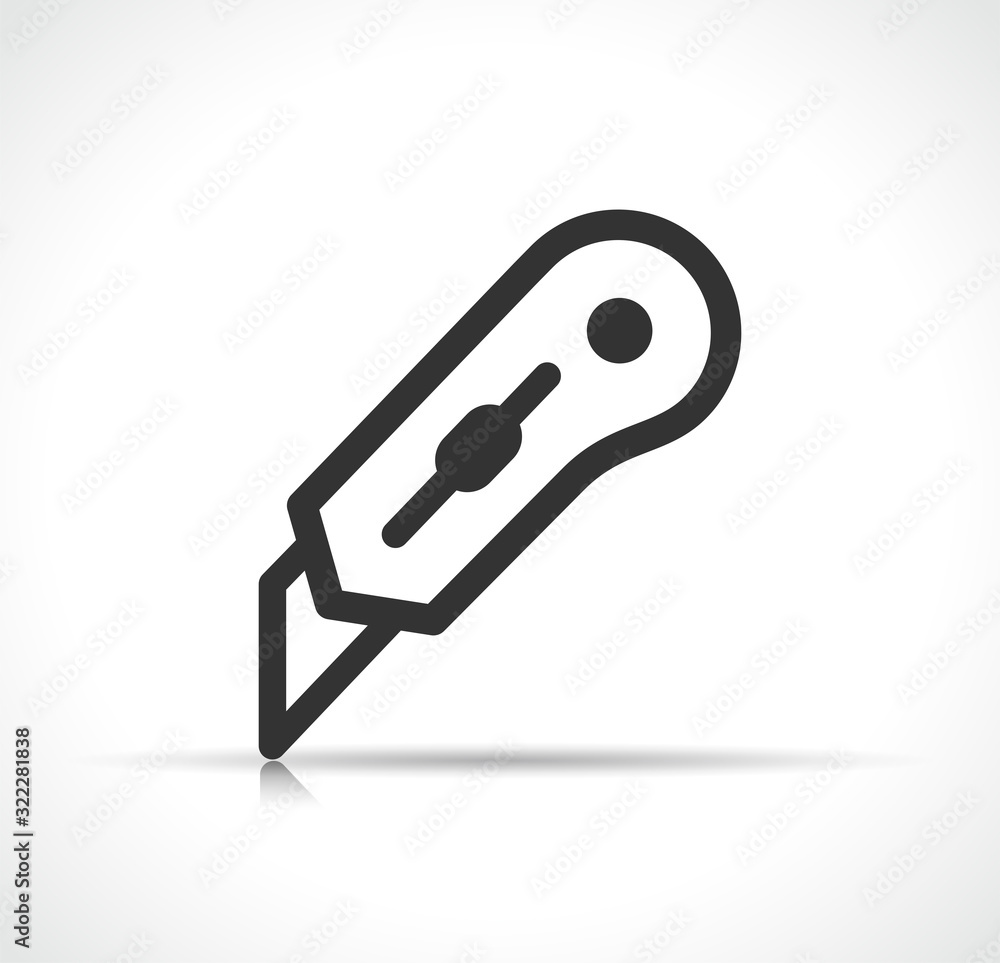 Vector cut icon symbol design Stock Vector | Adobe Stock